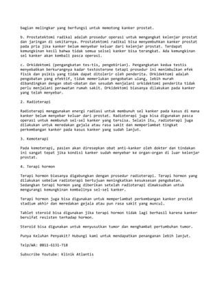 Kanker prostat | PDF