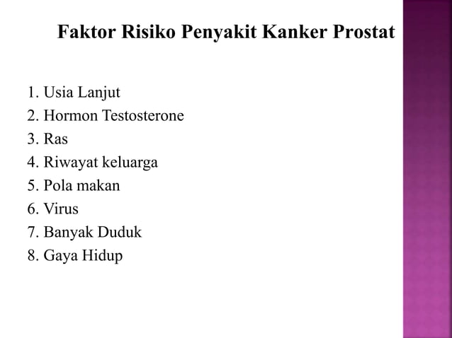 Kanker prostat power point | PPTX