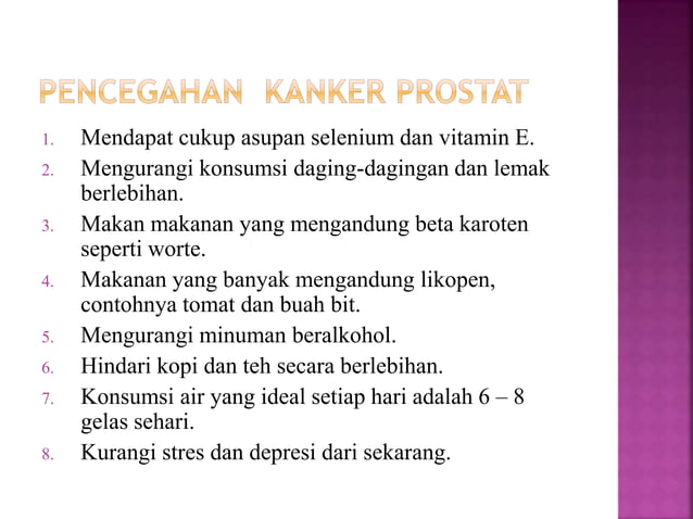 Kanker prostat power point | PPTX