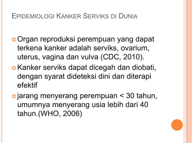 Kanker serviks | PPTX