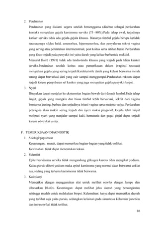 Kanker serviks (sistem reproduksi) | DOCX