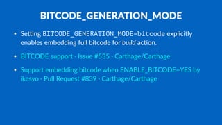 How to handle bitcode | PPT