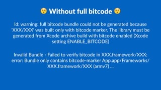 How to handle bitcode | PPT