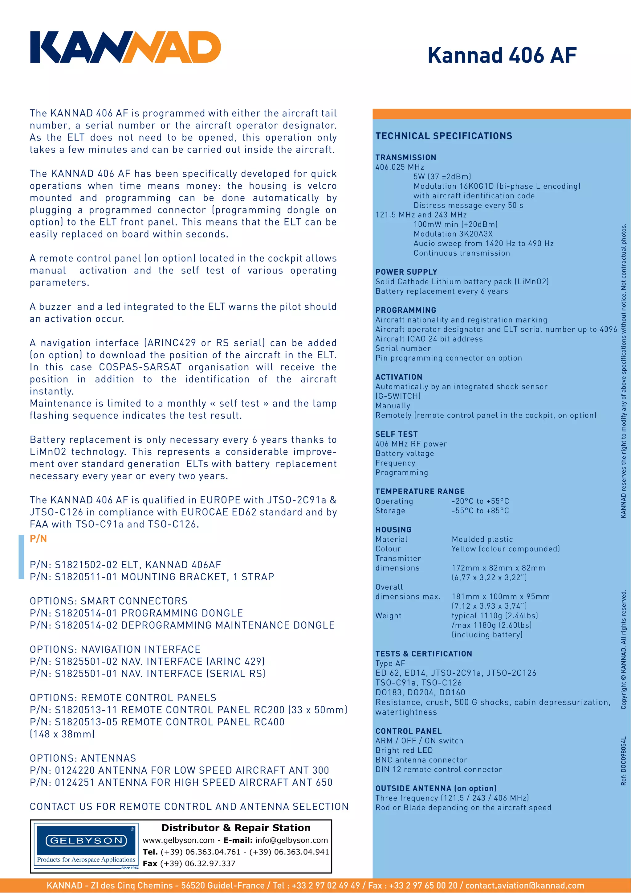 Kannad 406 af | PDF