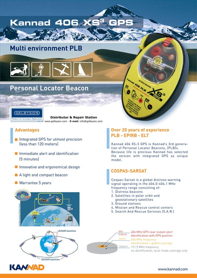 Kannad 406 xs3 gps | PDF | Auto Navigation Systems | Auto Technology