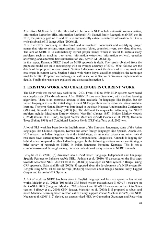 Kannada Named Entity Recognition And Classification Pdf