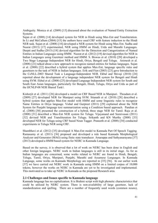 KANNADA NAMED ENTITY RECOGNITION AND CLASSIFICATION | PDF