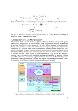 KANNADA NAMED ENTITY RECOGNITION AND CLASSIFICATION | PDF