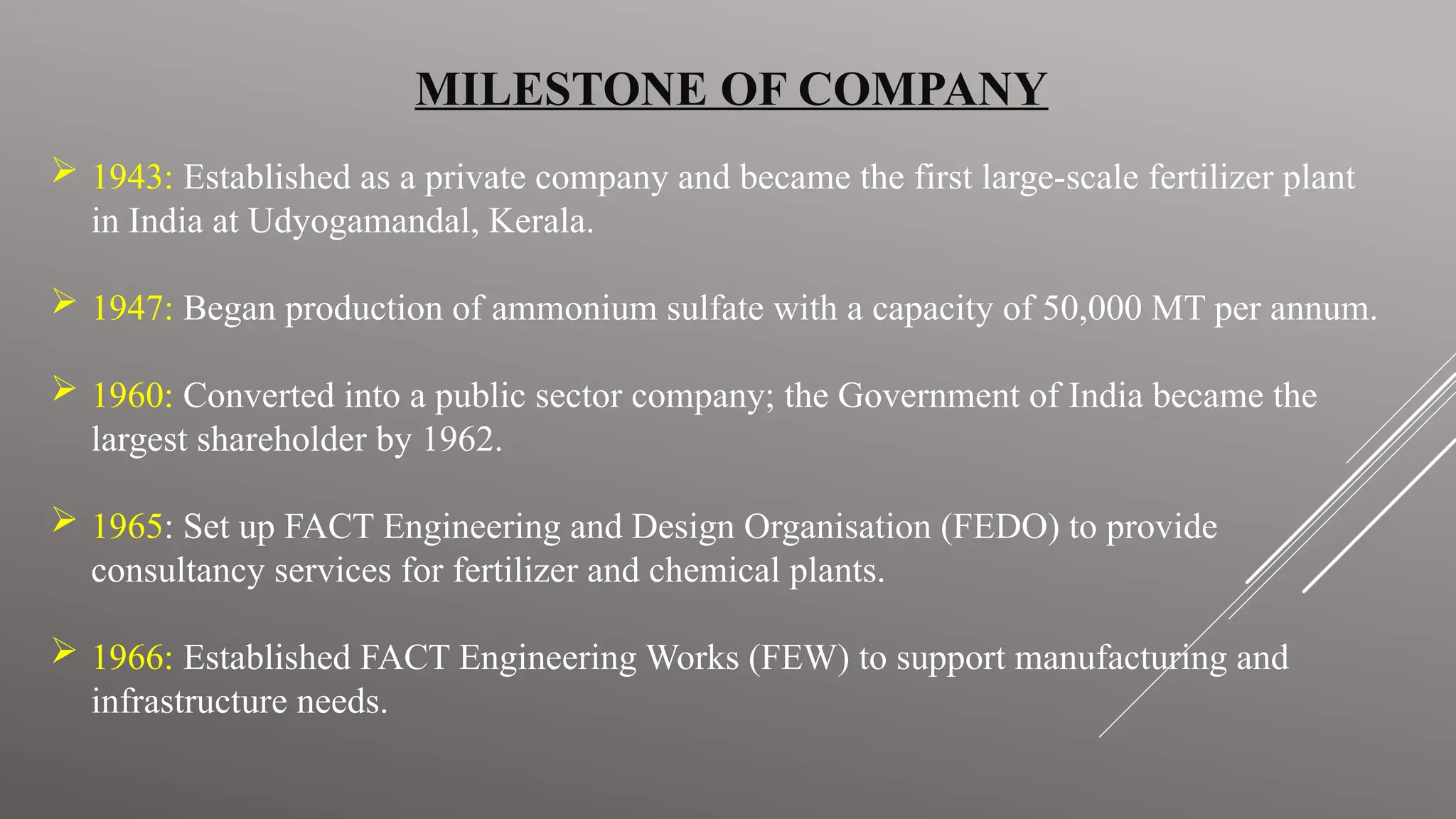 The fertilizer and chemical travancore FACT | PPTX