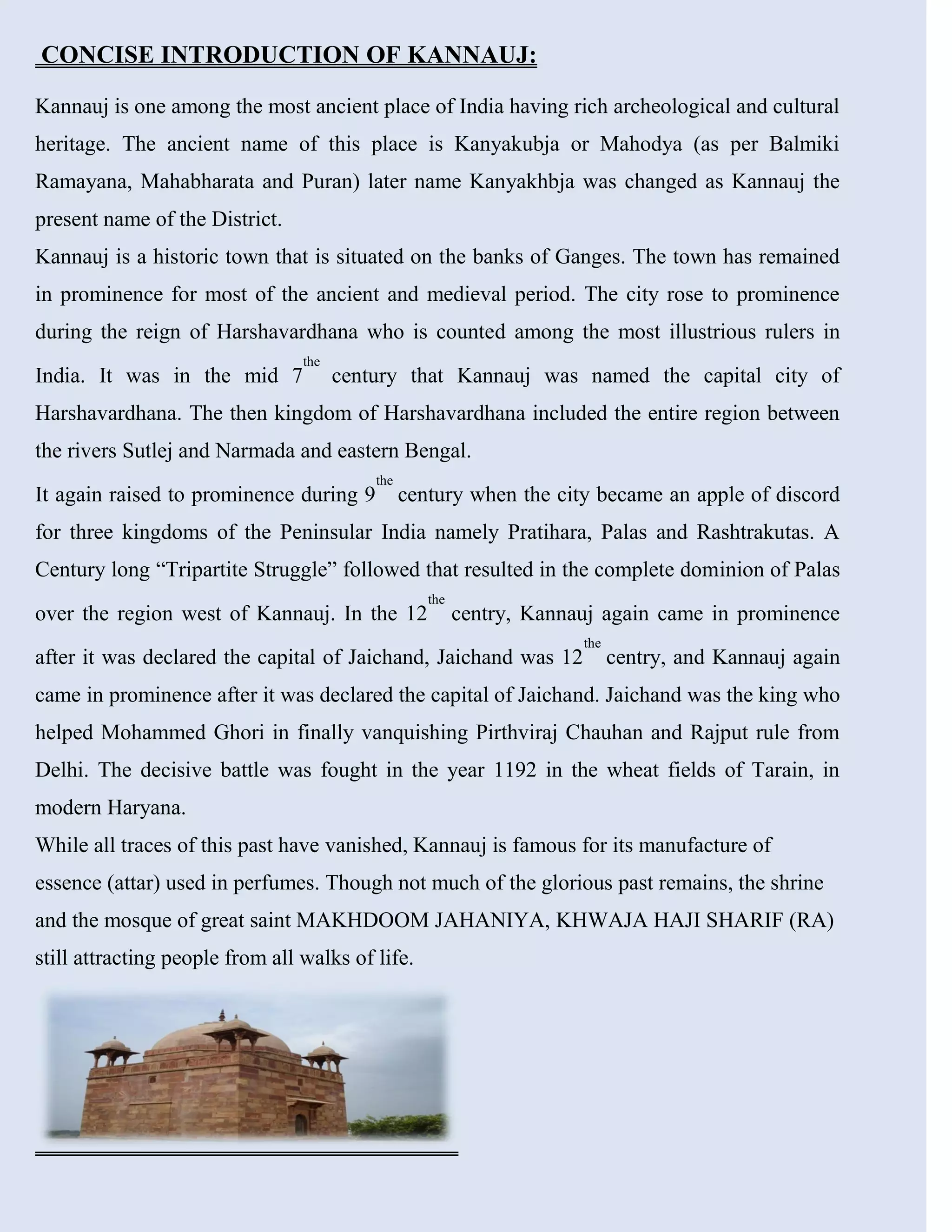 ASSIGNMENT ON PERFUME CITY KANNAUJ | PDF