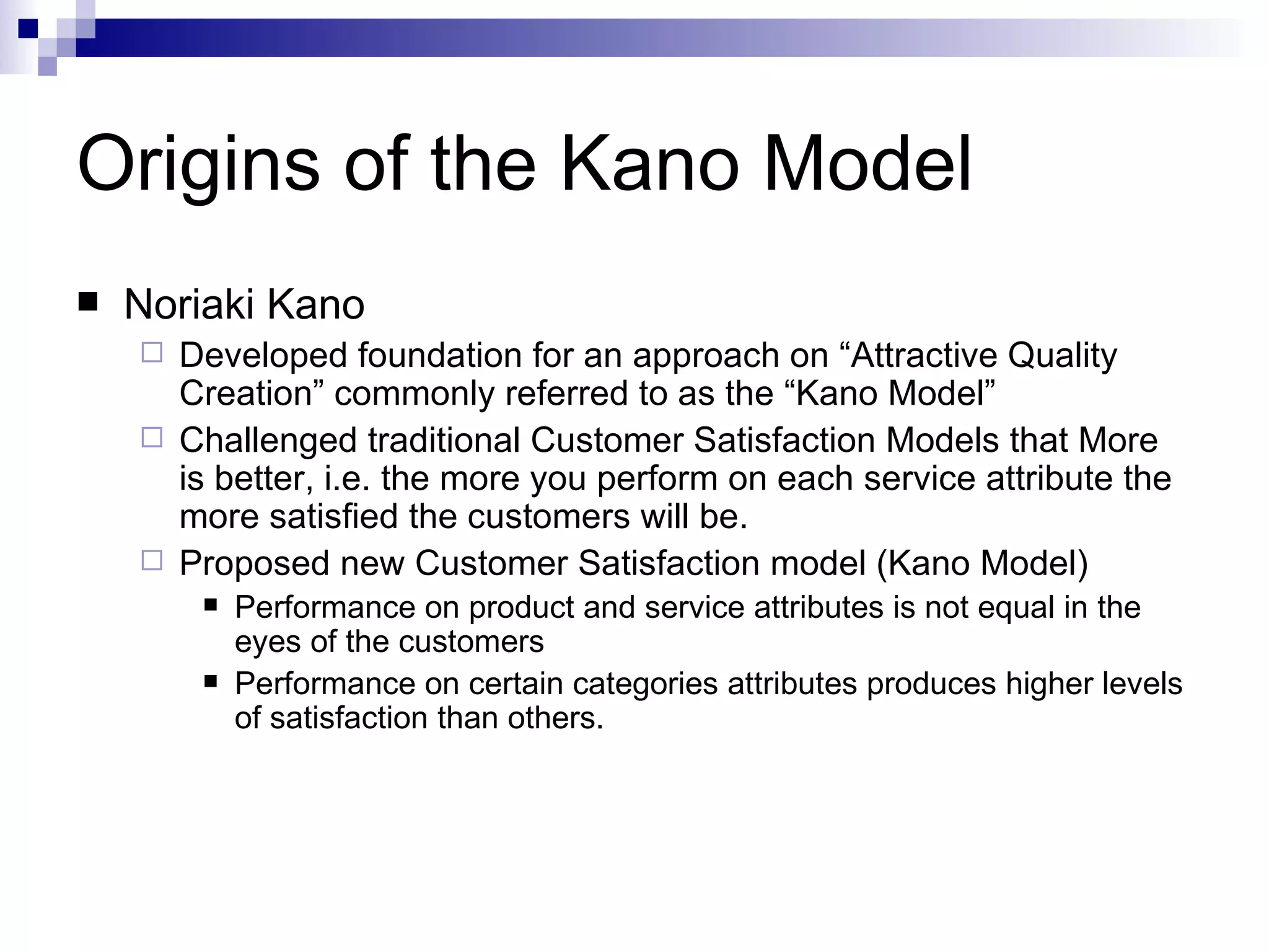 Kano Model | PPT
