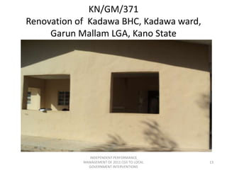 Kano sample pictorial presentation of some projects (kano) | PPTX