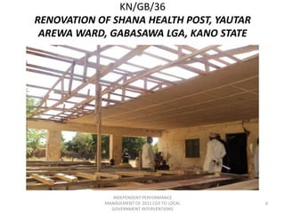 Kano sample pictorial presentation of some projects (kano) | PPTX