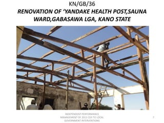 Kano sample pictorial presentation of some projects (kano) | PPTX