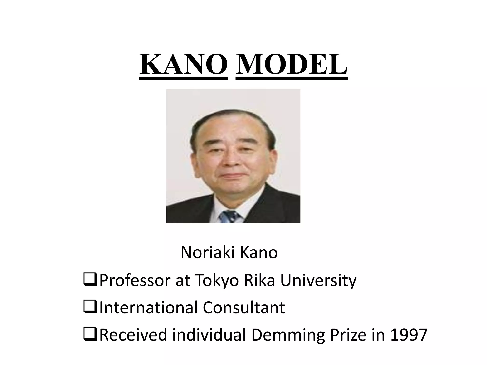 Kano model | PPTX