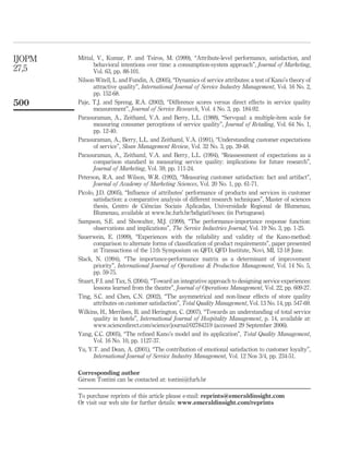 Kano model lectura_2 | PDF