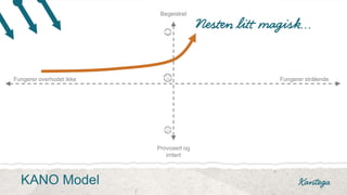 Kano modellen - hvordan lage magiske løsninger? | PPT