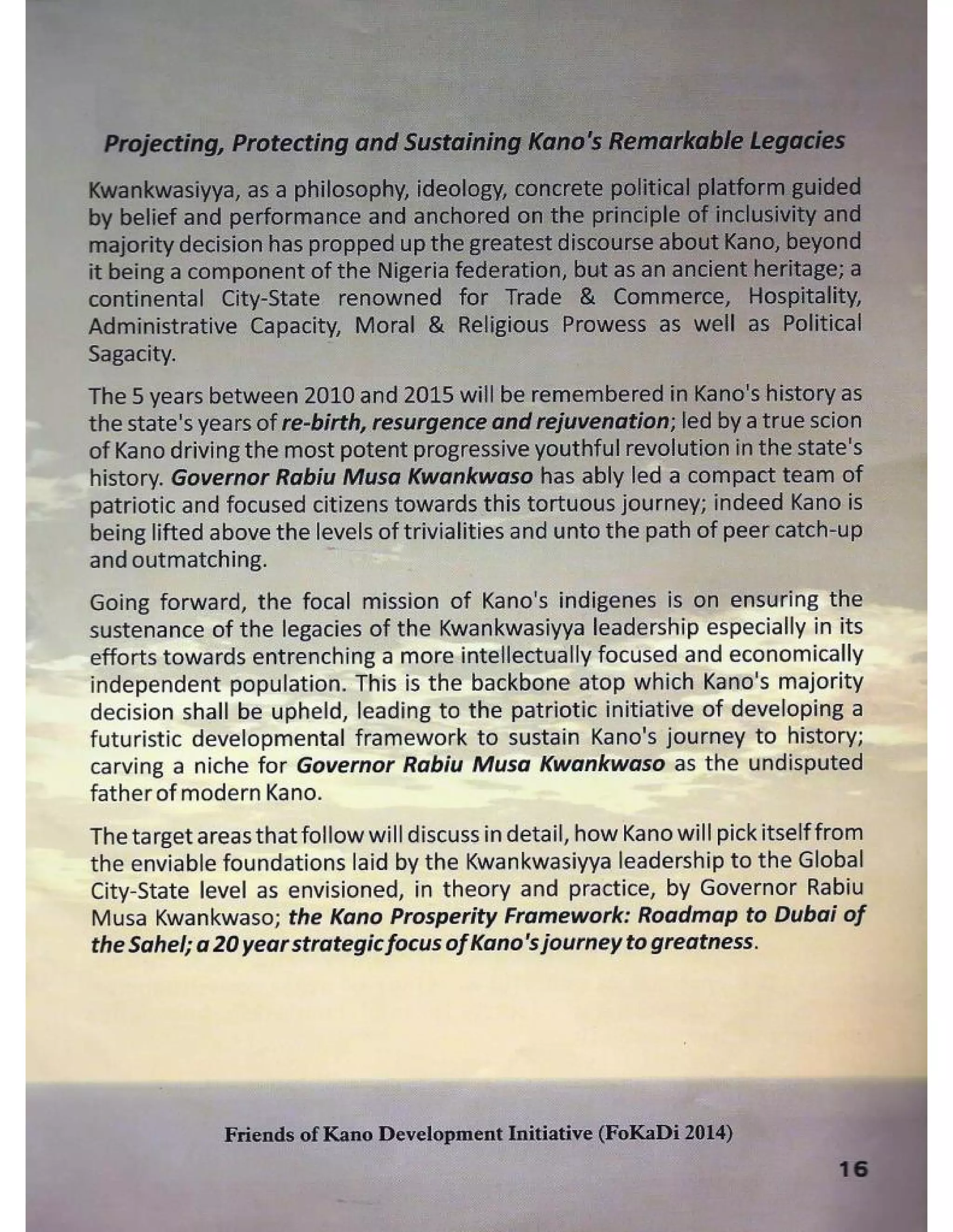 Kano prosperity framework | PDF