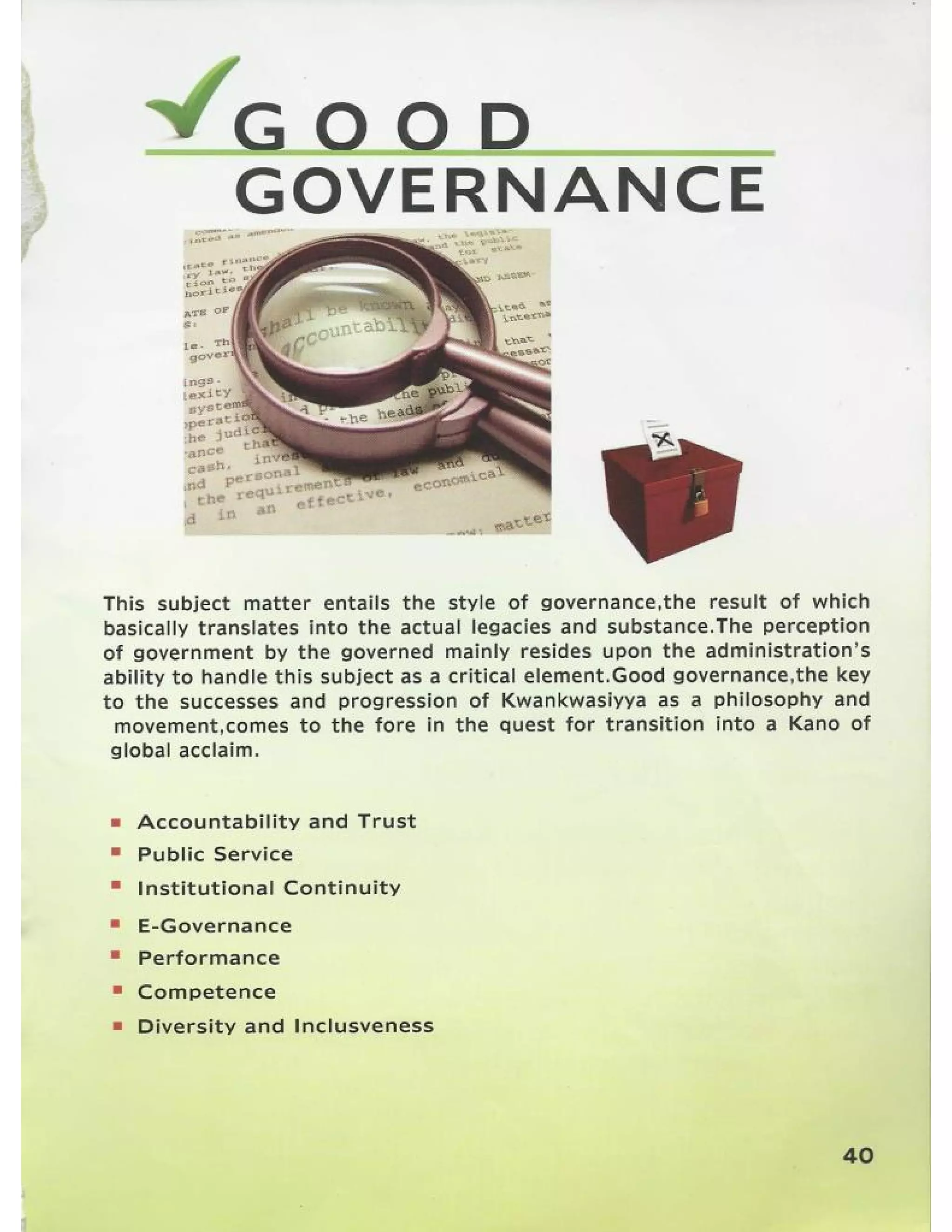 Kano prosperity framework | PDF