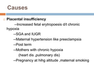 Polycythemia in newborn | PPTX