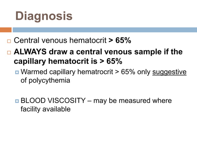 Polycythemia in newborn | PPT