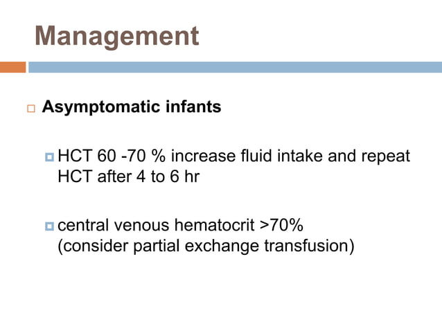 Polycythemia in newborn | PPT