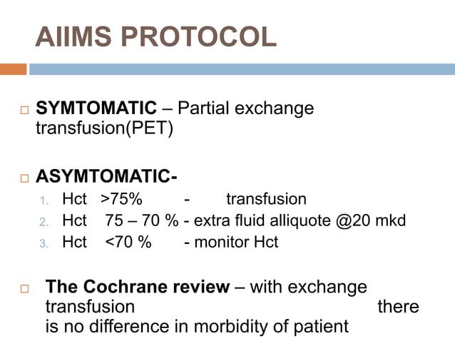 Polycythemia in newborn | PPT