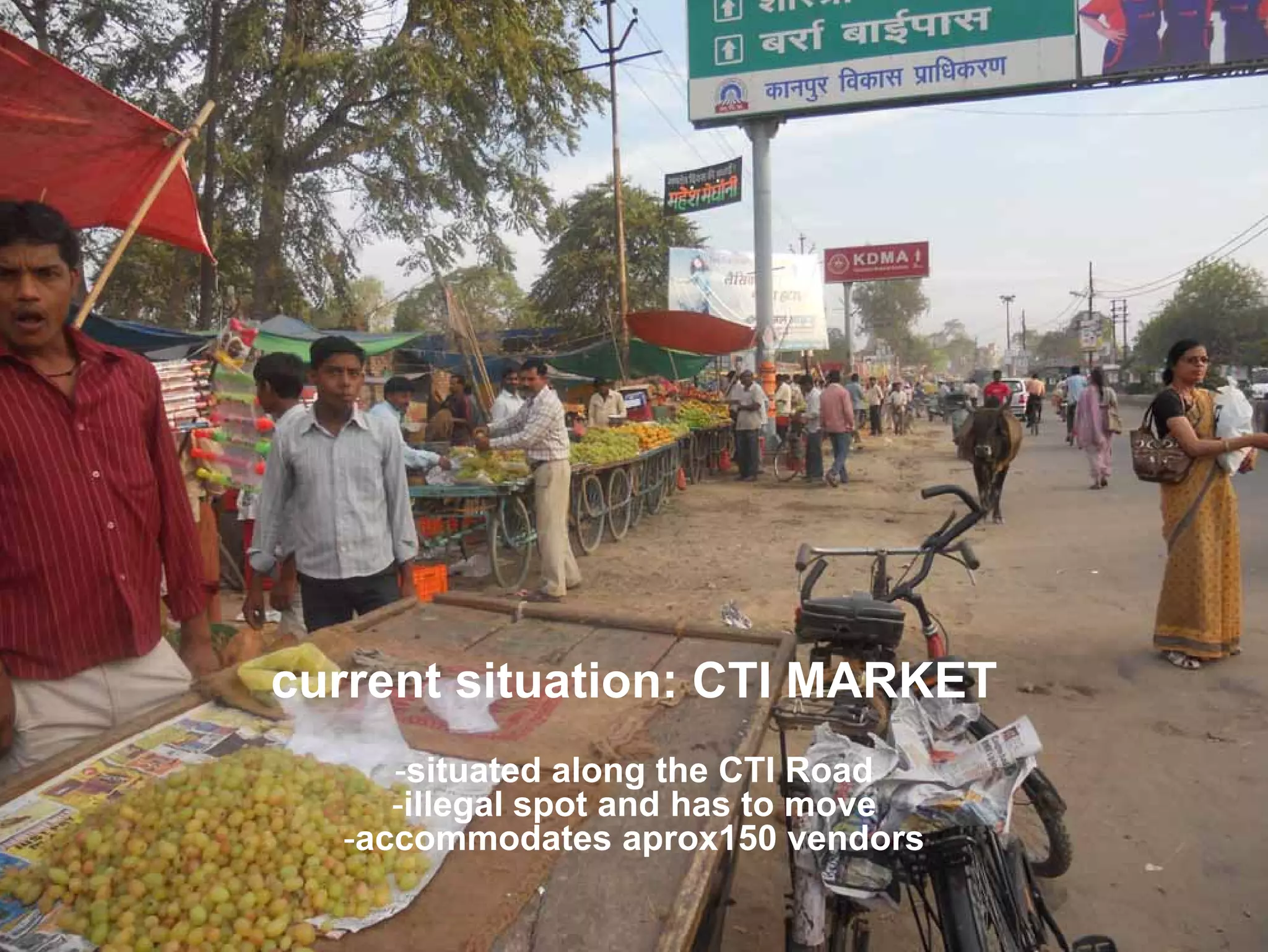 India, a design strategy for street vendors in Kanpur, 2nd of April ...