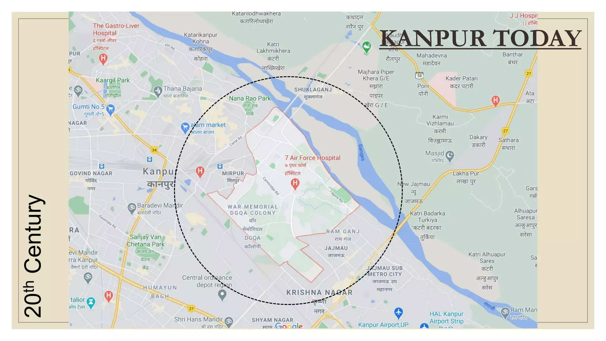 Kanpur cantonment - Defence Town - Settlement Pattern | PPT