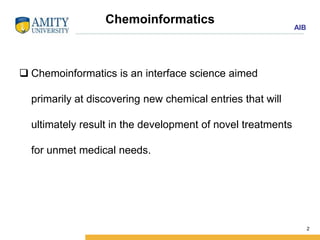 Chemoinformatics Practical | PPTX
