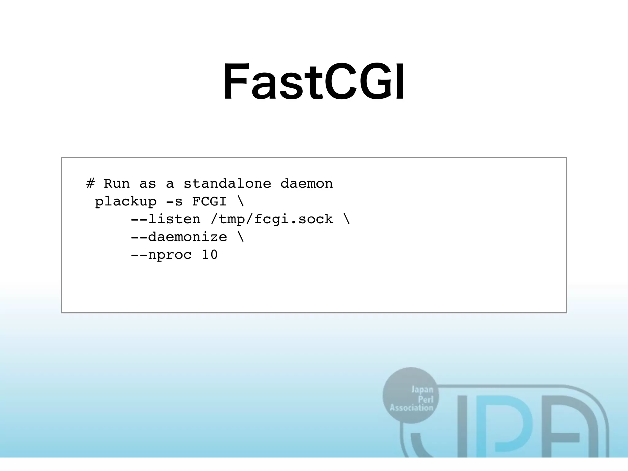 Kansai.pm 10周年記念 Plack/PSGI 入門 | KEY