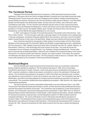 Kansas history | PDF