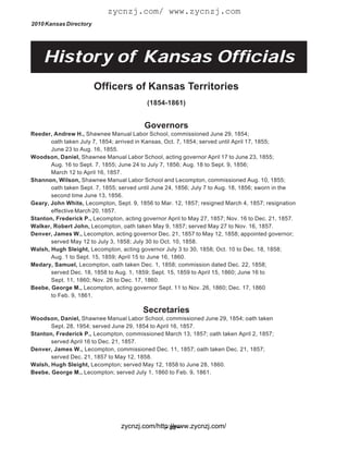 Kansas history | PDF