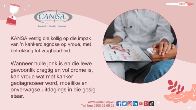 KANSA Slideshow Vroue Fertiliteit en Kanker Aug 2023.pptx