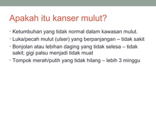 Kanser mulut | PPT