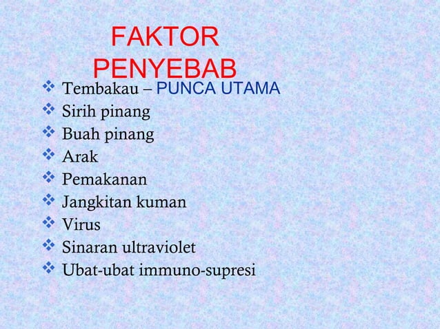 Kanser mulut | PPT
