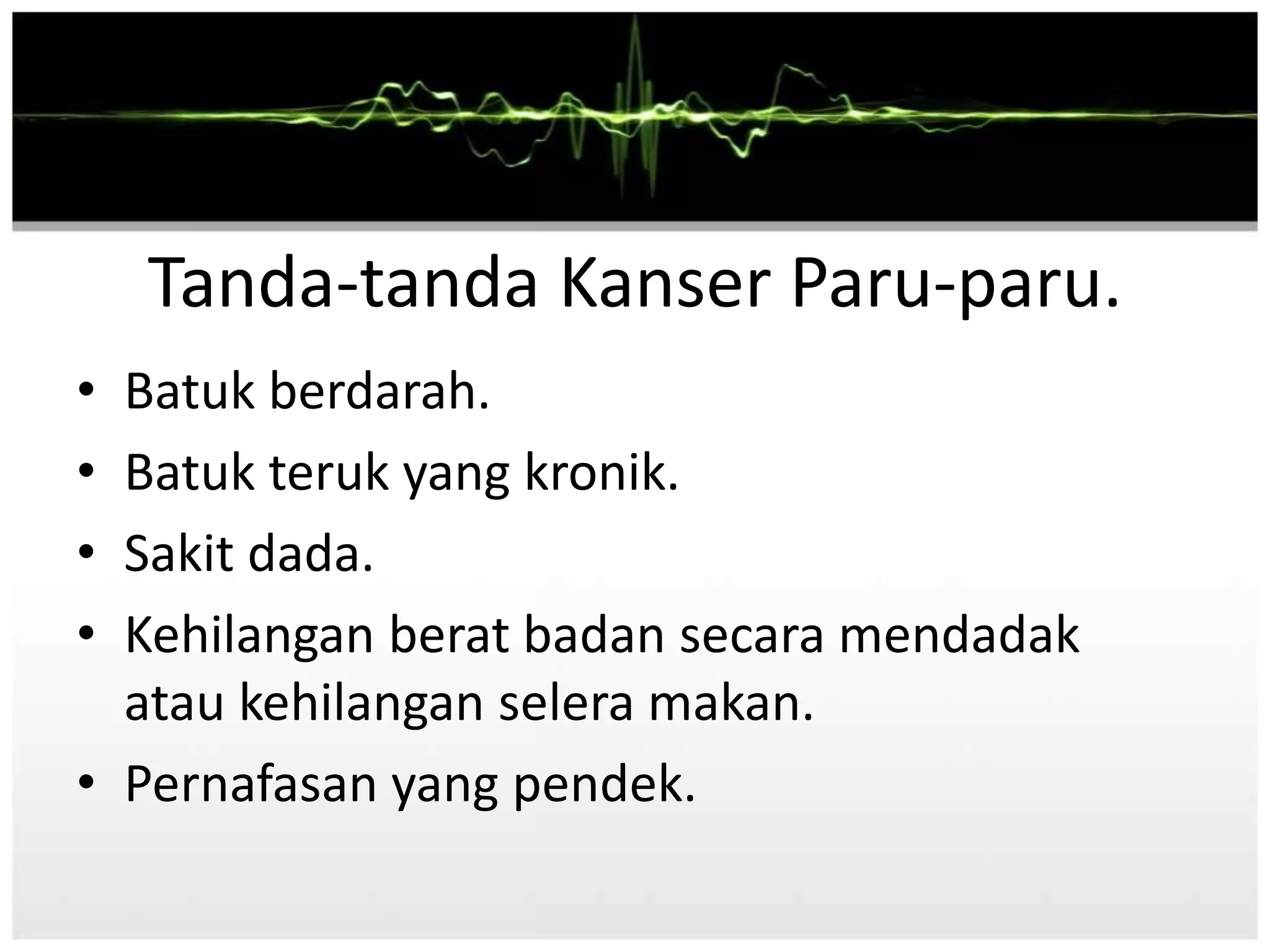 Kanser paru paru | PPTX
