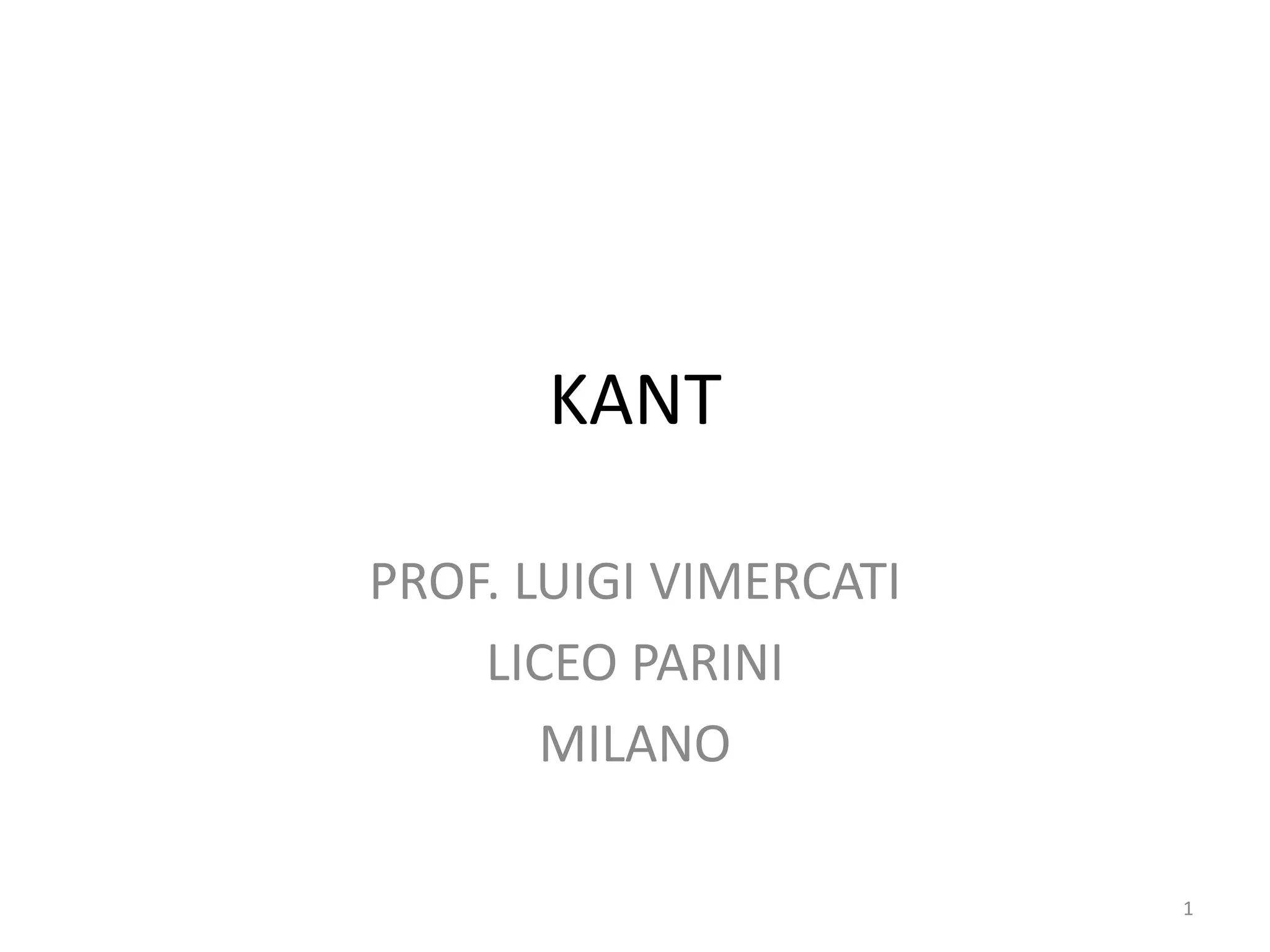 Kant | PPTX