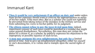 kant- a renowned western political theorist | PPTX