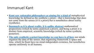 kant- a renowned western political theorist | PPTX
