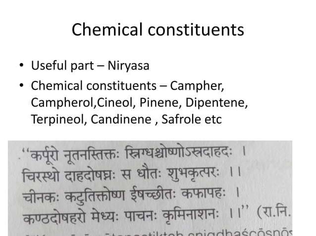 Kantakari , karkkatashringi, kapikachhu , karpura | PPTX