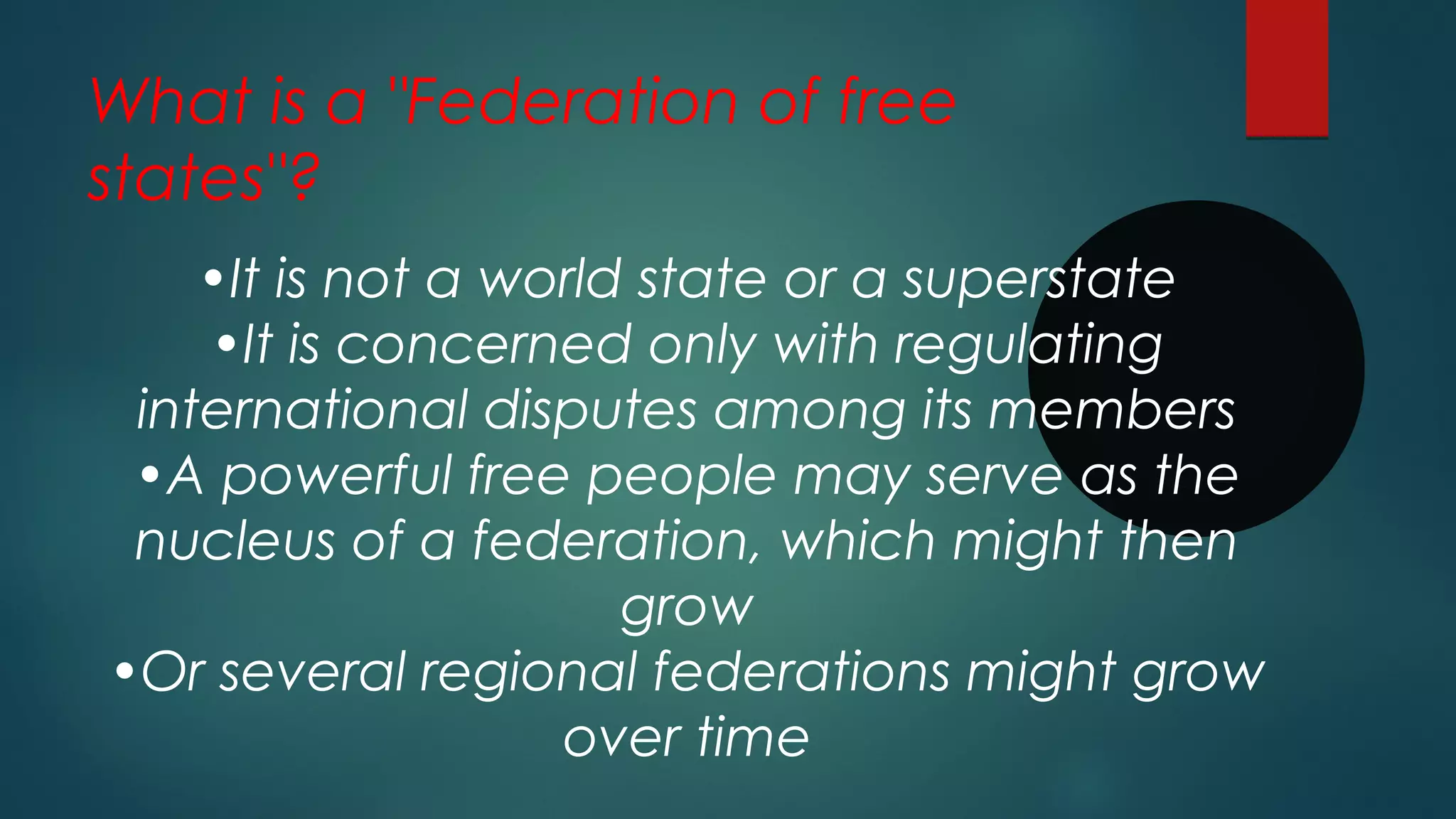 Kant, The perpetual peace | PPT