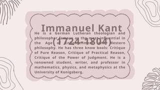 KANT AND RIGHTS THEORIST MORAL RIGHT AND LEGAL RIGHT | PPTX