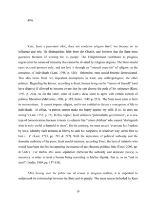 Kant and the Enlightenment | PDF