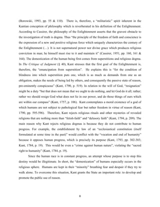 Kant and the Enlightenment | PDF