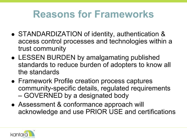 Trust Frameworks Explained | PPTX | Technology & Computing
