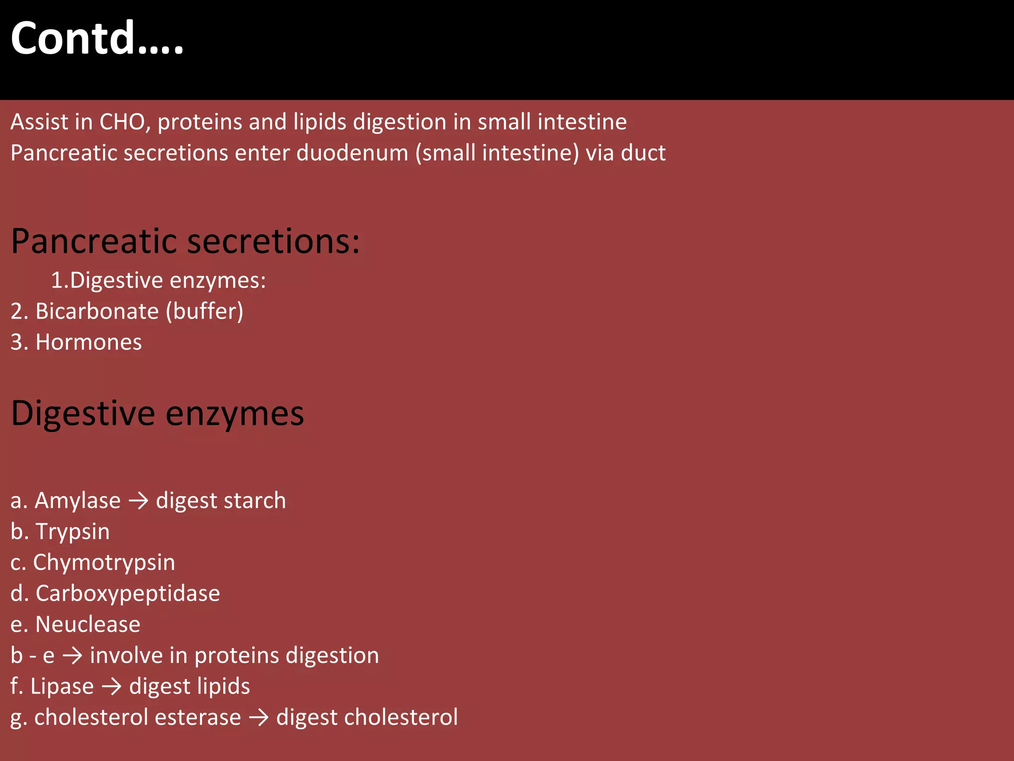 Digestion in monogastric animal and hormonal control | PPT