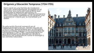 kant filosofia desarrollo de la vida de kant | PPTX
