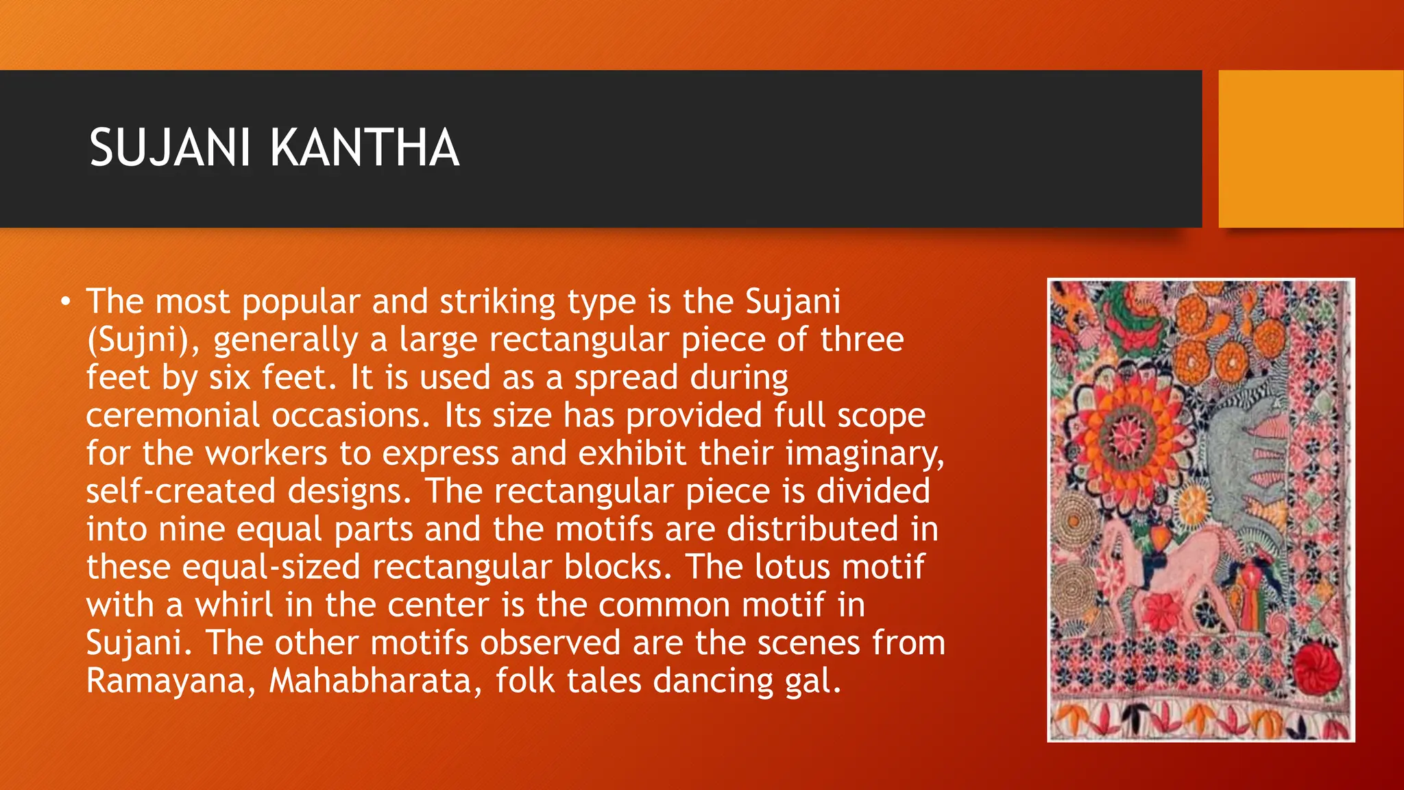 kantha embroidery of Bengal presentation.pptx