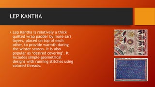 kantha embroidery of Bengal presentation.pptx